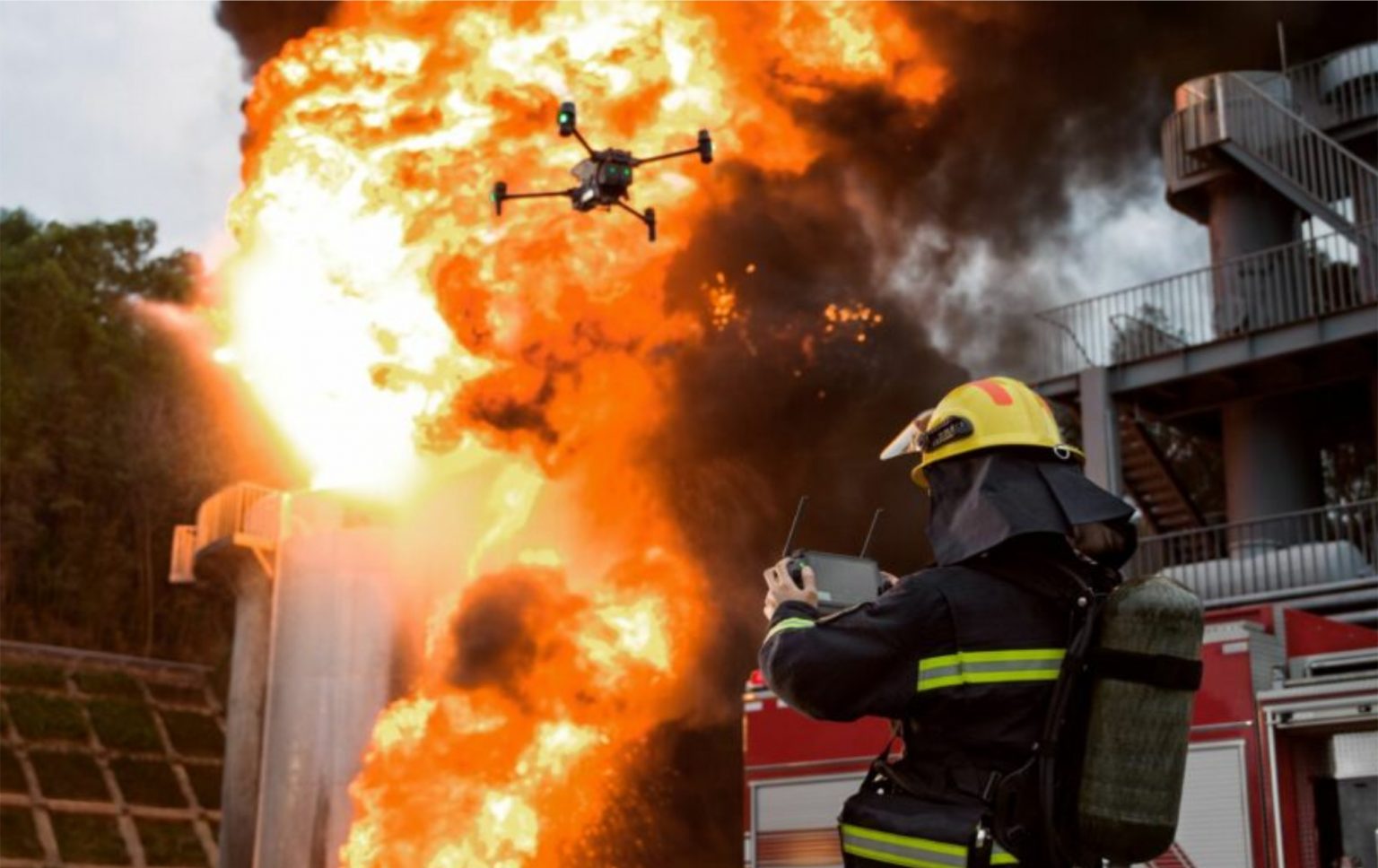 Enhancing Firefighting Operations: The Role of Drones | Worlds Only ...