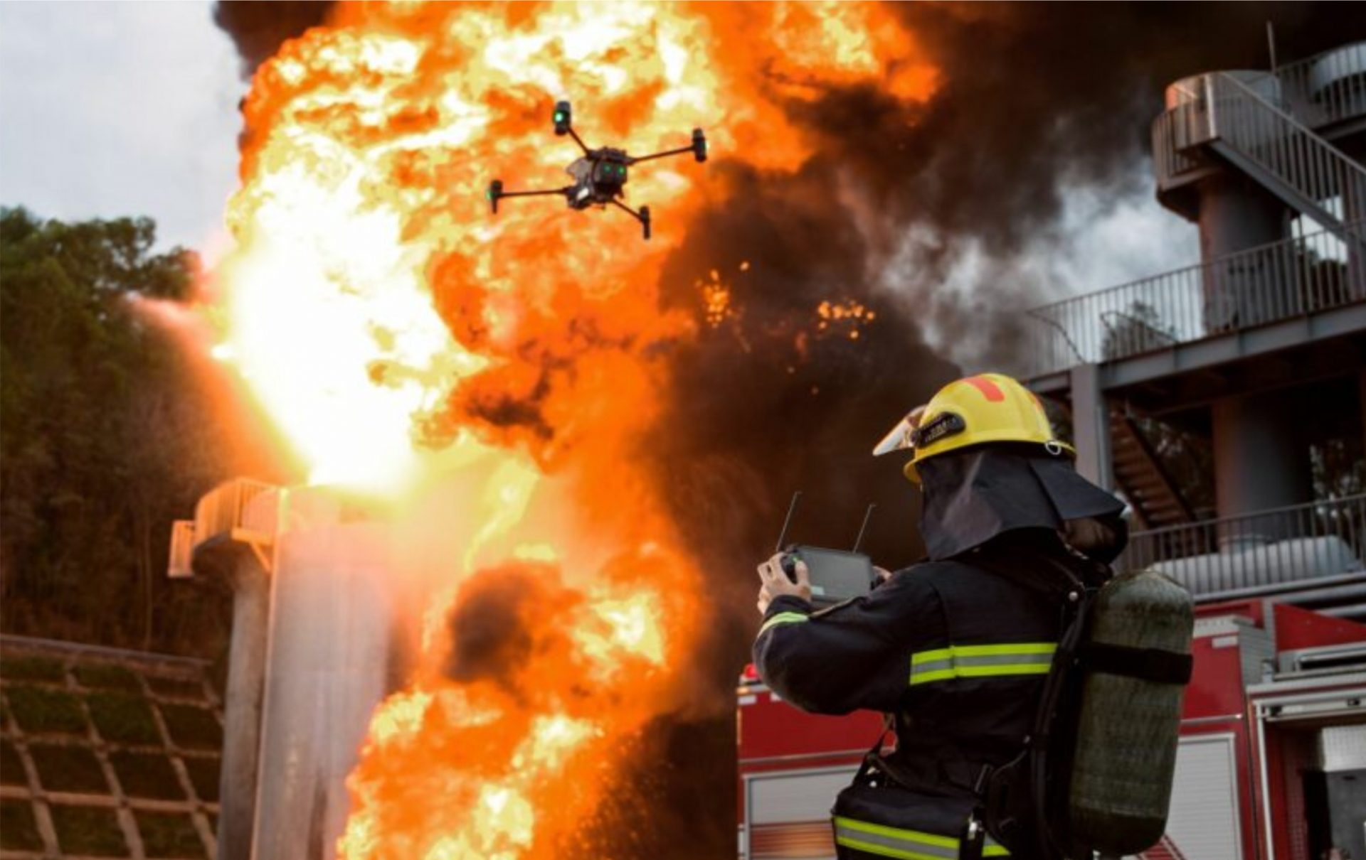 Enhancing Firefighting Operations: The Role of Drones | Worlds Only ...