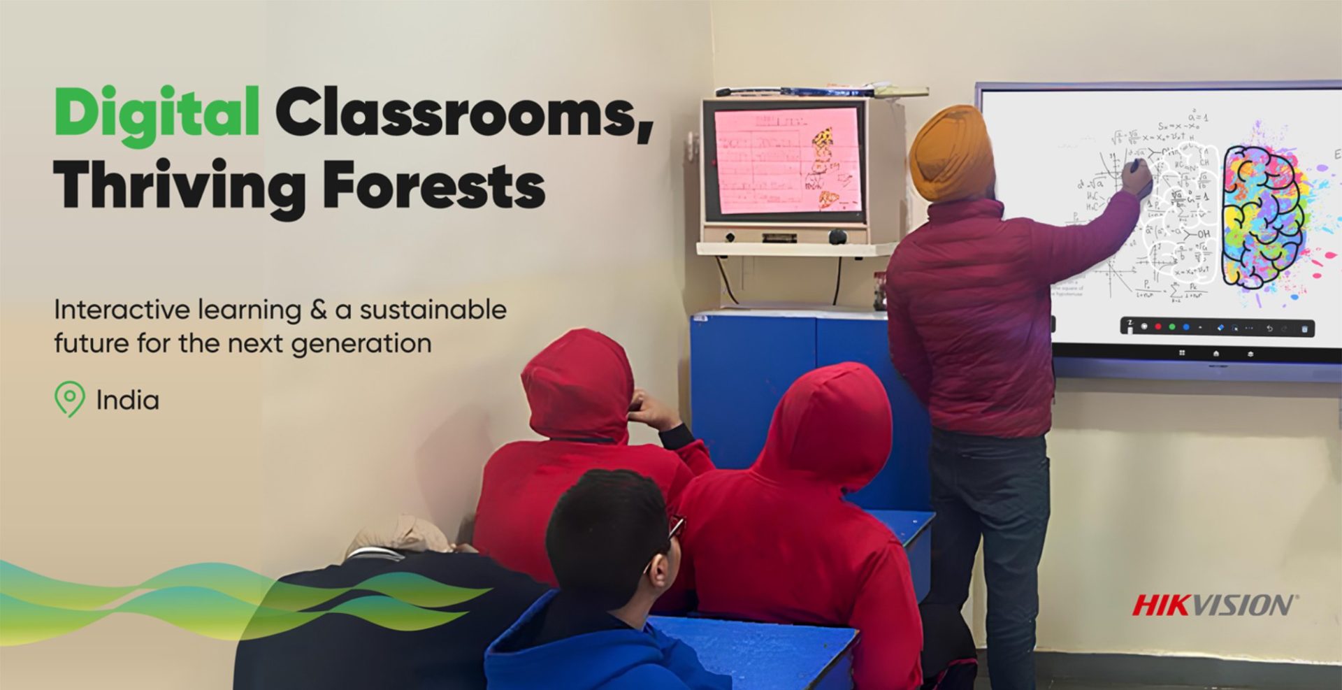 The Paperless Classroom How Interactive Displays Drive Sustainable Education Worlds Only